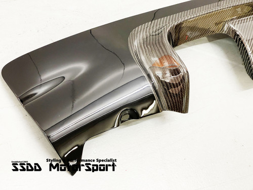 E46 M3 CSL Style Rear Diffuser Full or Half Carbon Fibre