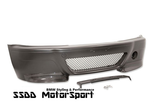 E46 M3 CSL Style Bumper with Corner or Full Width Splitter