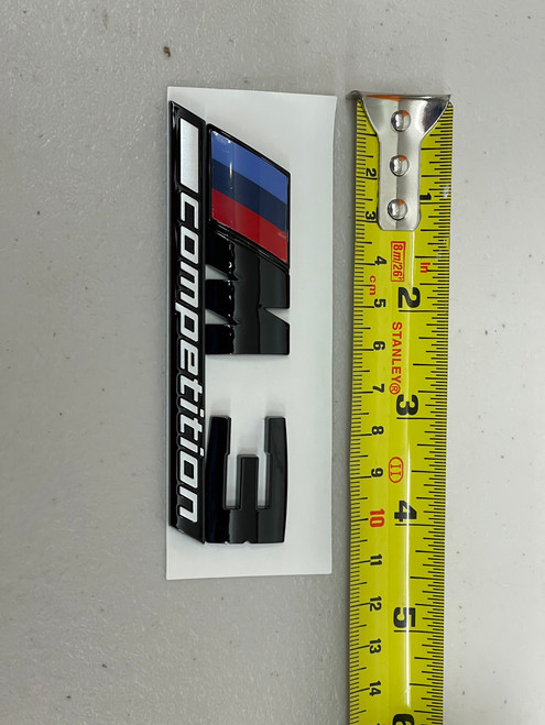 GLOSS BLACK M3 COMPETITION EMBLEMS BADGES - SSDD MotorSport Ltd