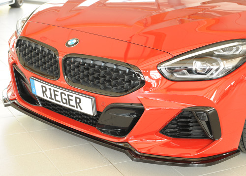 Rieger BMW G29 Z4 MSPORT Gloss Black Front Splitter - SSDD MotorSport Ltd