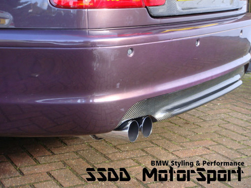E46 3 Series Msport Carbon Rear Diffuser Twin or Quad Exits