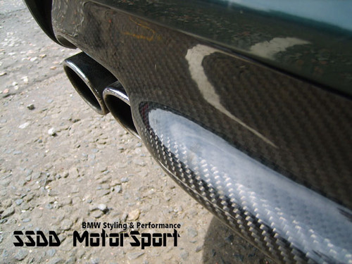 E46 3 Series Msport Carbon Rear Diffuser Twin or Quad Exits