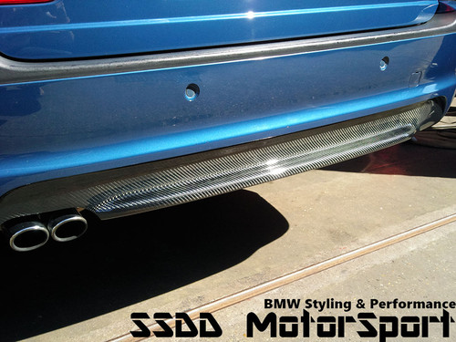 E46 3 Series Msport Carbon Rear Diffuser Twin or Quad Exits