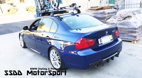 BMW E90 E91 MSport 335i 335d GT Carbon Fibre Rear Diffuser