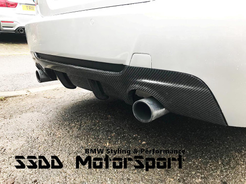 E92 E93 MSport RENNESSIS Performance Carbon Rear Diffuser