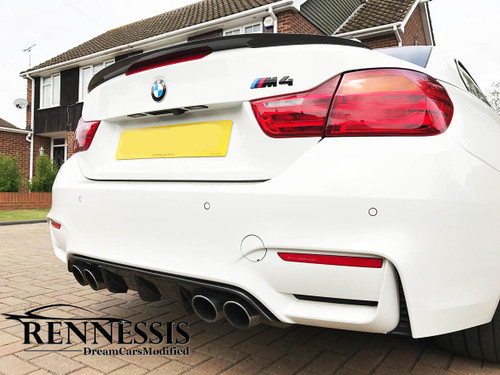 RENNESSIS F33 F83 M4 Convertible V2 Carbon Rear Boot Spoiler