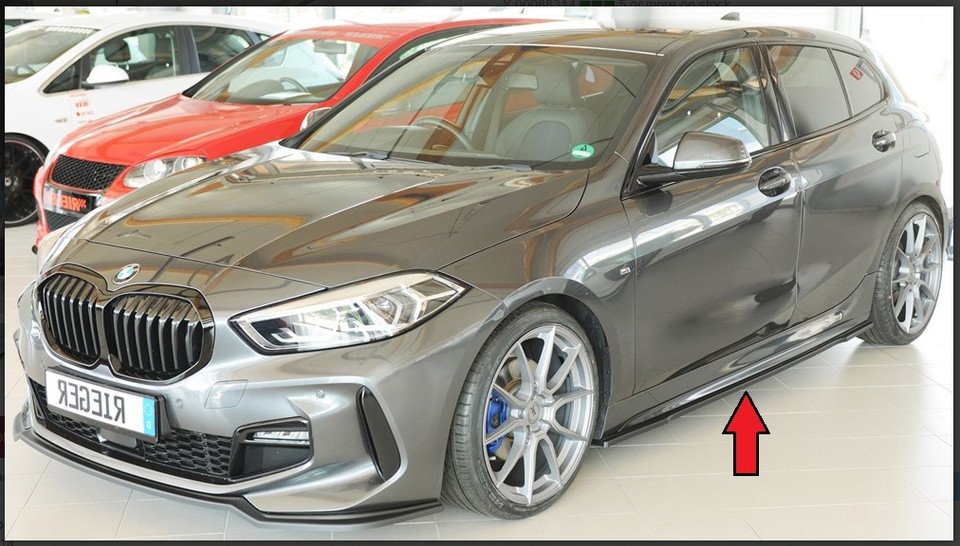 Genuine BMW F40 M Performance Gloss Black Side Skirt Extensions - SSDD ...