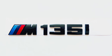 Gloss Black BMW F20 F21 M135i Rear Badge