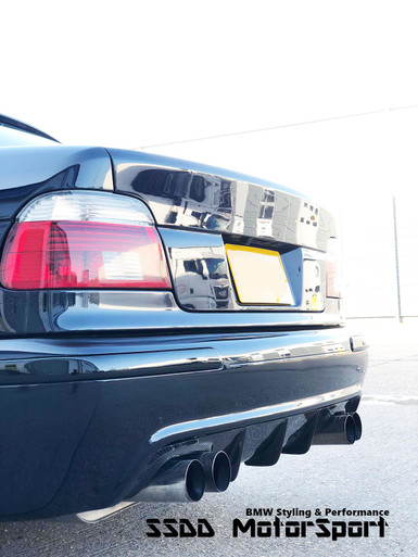 E39 M5 Msport Finned GT Aero Carbon Fibre Rear Diffuser