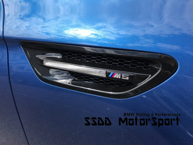 AutoTecknic BMW F10 M5 Replacement Gloss Black Side Vents
