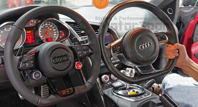 AUDI R8 STYLE STEERING WHEEL UPGRADE WITH PUSH START BUTTON - SSDD ...