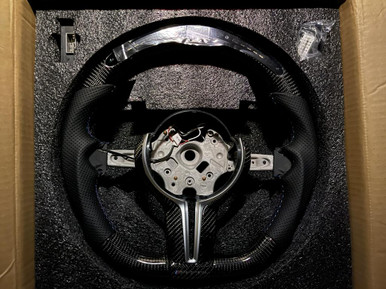 Custom Made LED Steering Wheel for BMW F1X 2X 3X Models With Carbon ...