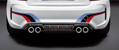 Genuine BMW F87 M2 M Performance Carbon Diffuser 51192361666