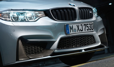 Genuine BMW M3 M4 M Performance Front Splitter Matte Black