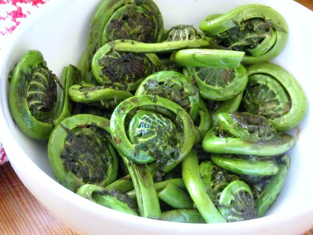 Sautéed Fiddlehead Ferns - Harbor Farm Fresh Christmas Wreaths