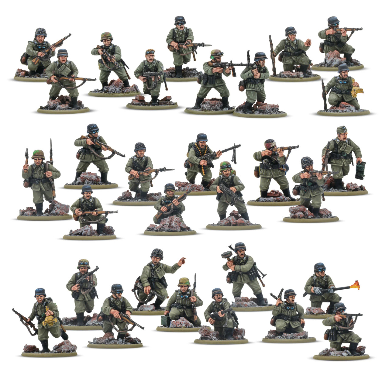 Bolt Action: German Veteran Infantry Platoon (Pre-order)