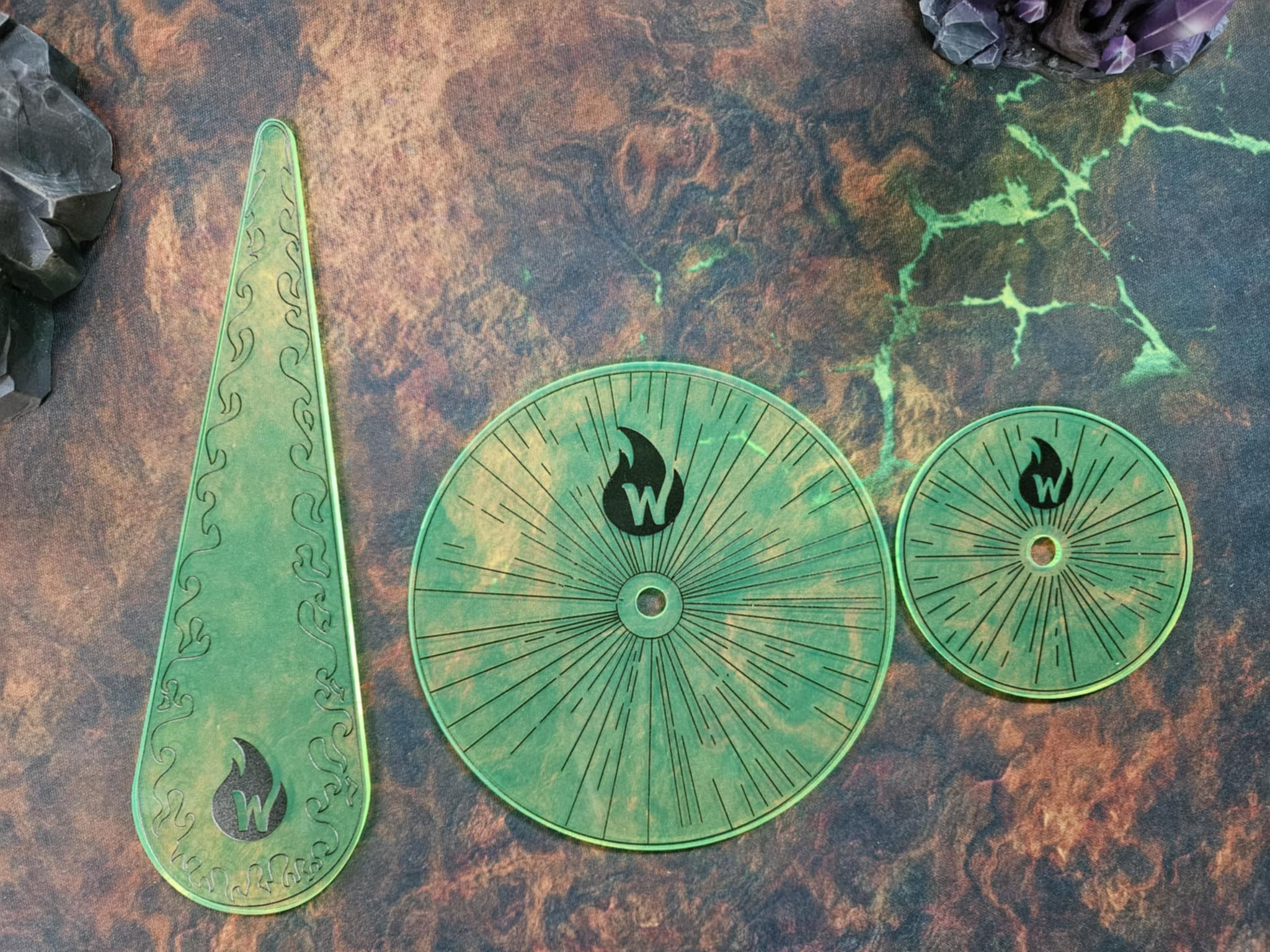 Warpfire: Blast Template Set