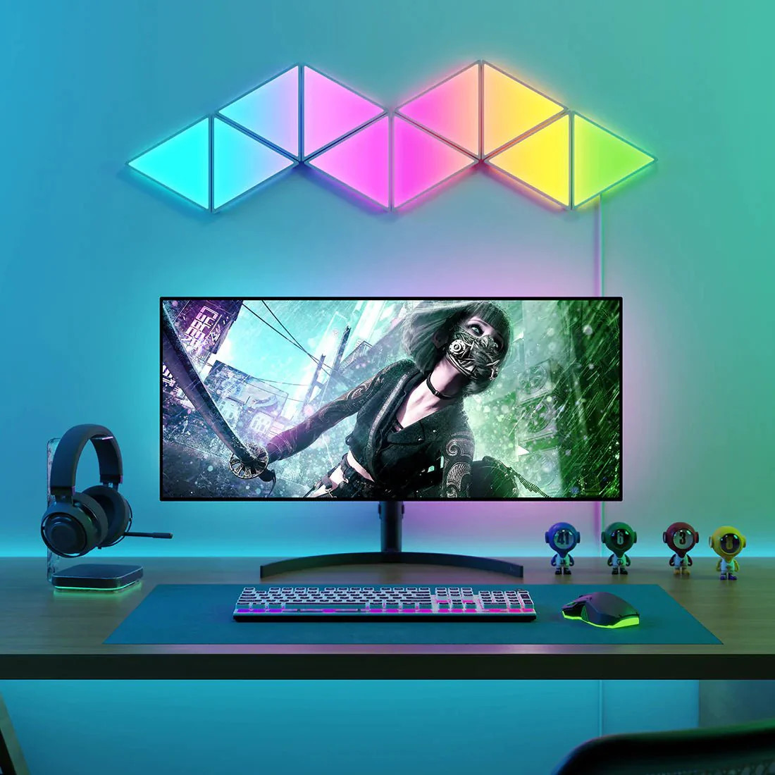 Govee Glide Triangle Light Panels- Best Price in Doha, Qatar Buy at ...