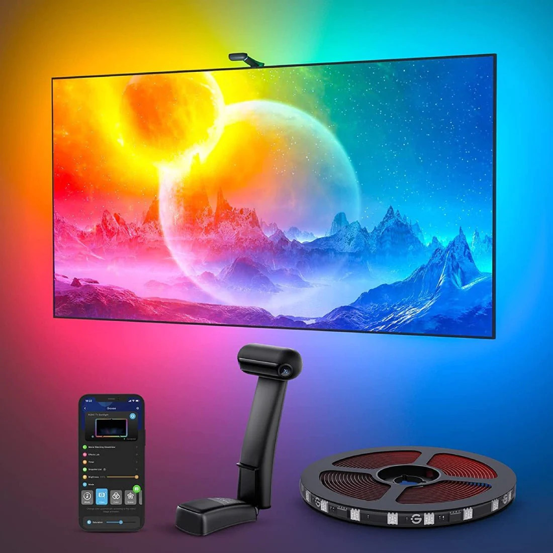 Govee Envisual Tv Backlight T2 With Dual Cameras 55"-65"-Best Price in ...