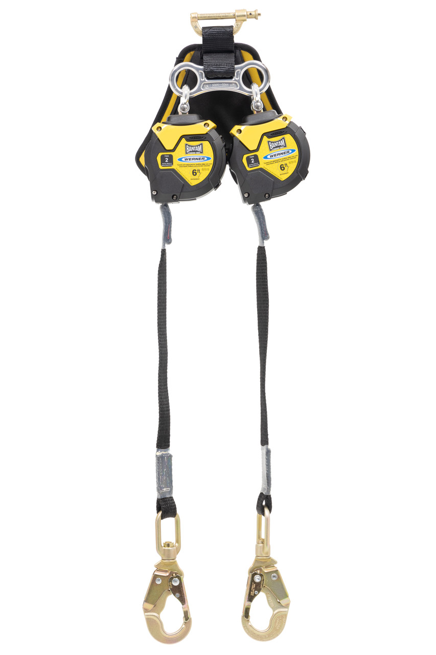 Werner R433006LE // 6ft Bantam Twin Leg Web Leading Edge Self ...