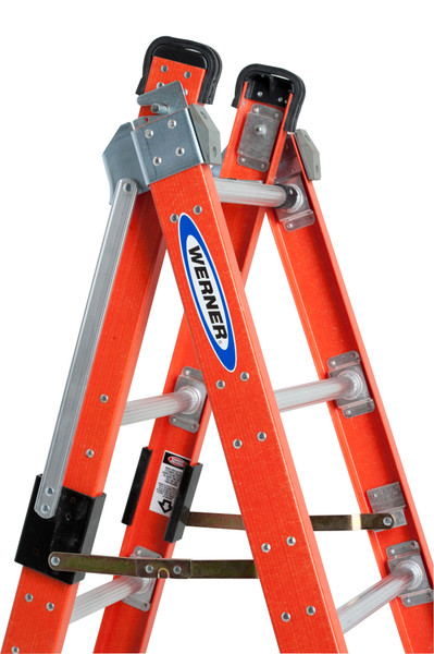 Werner 7800 Series // Fiberglass Combination Step and Extension Ladders ...