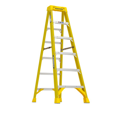 Werner 6300 Series // Fiberglass Stepladder / 375 lb. Rating ...