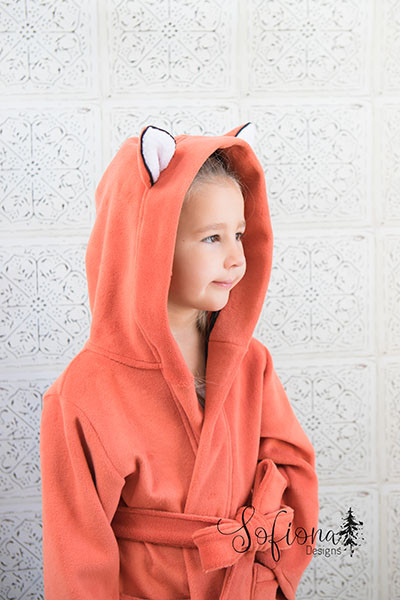 Girls Arctic Fox Housecoat/PDF Pattern/Sofiona Designs
