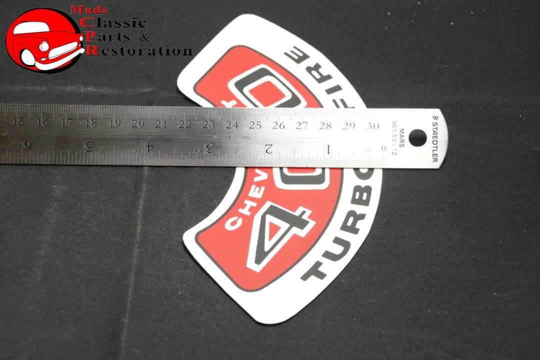 Chevy "Chevrolet 400 Turbo-Fire" Air Cleaner Decal - Muds Classic Parts