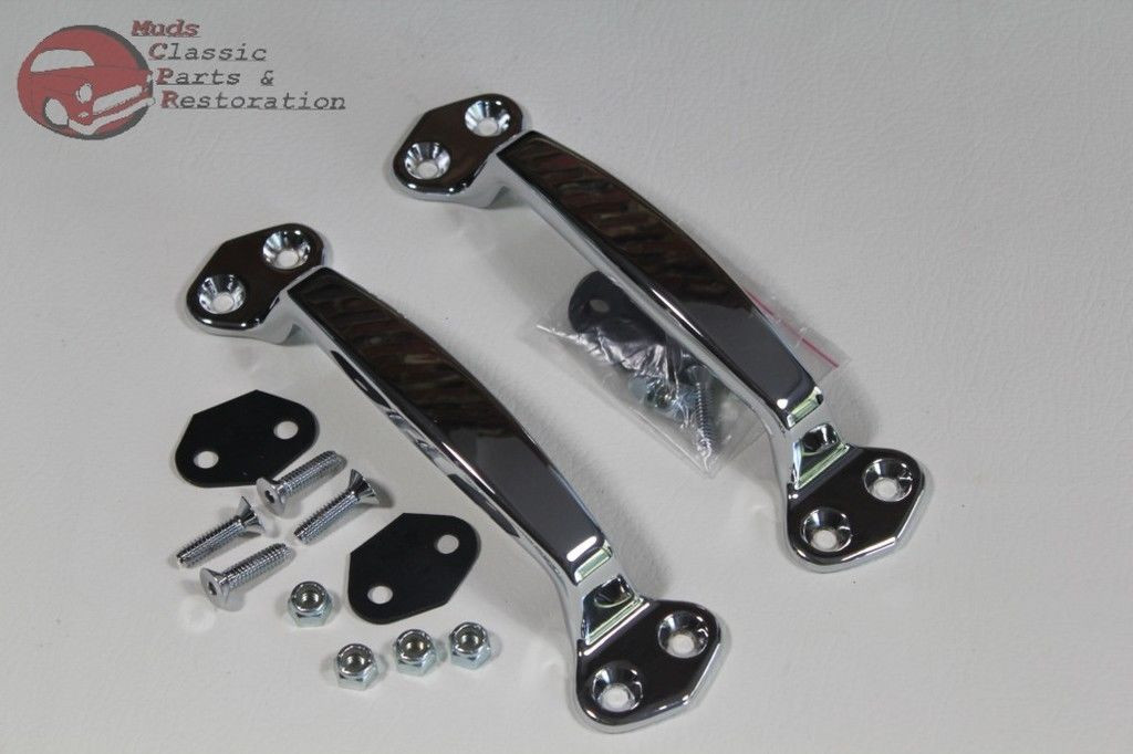 Chrome Side Grab Handles Interior Outside Tractor Trailer Semi Truck ...