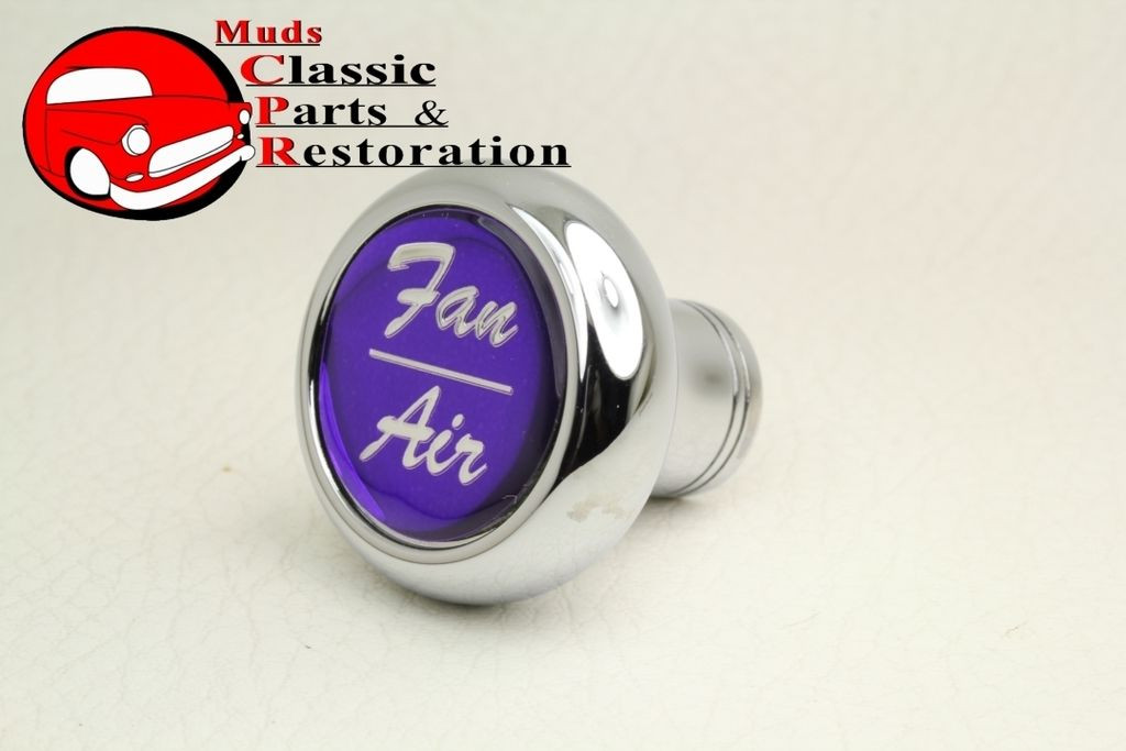 Deluxe Fan Air Cab Dash Knob Truck Hot Rat Street Rod Custom Rig Glossy ...