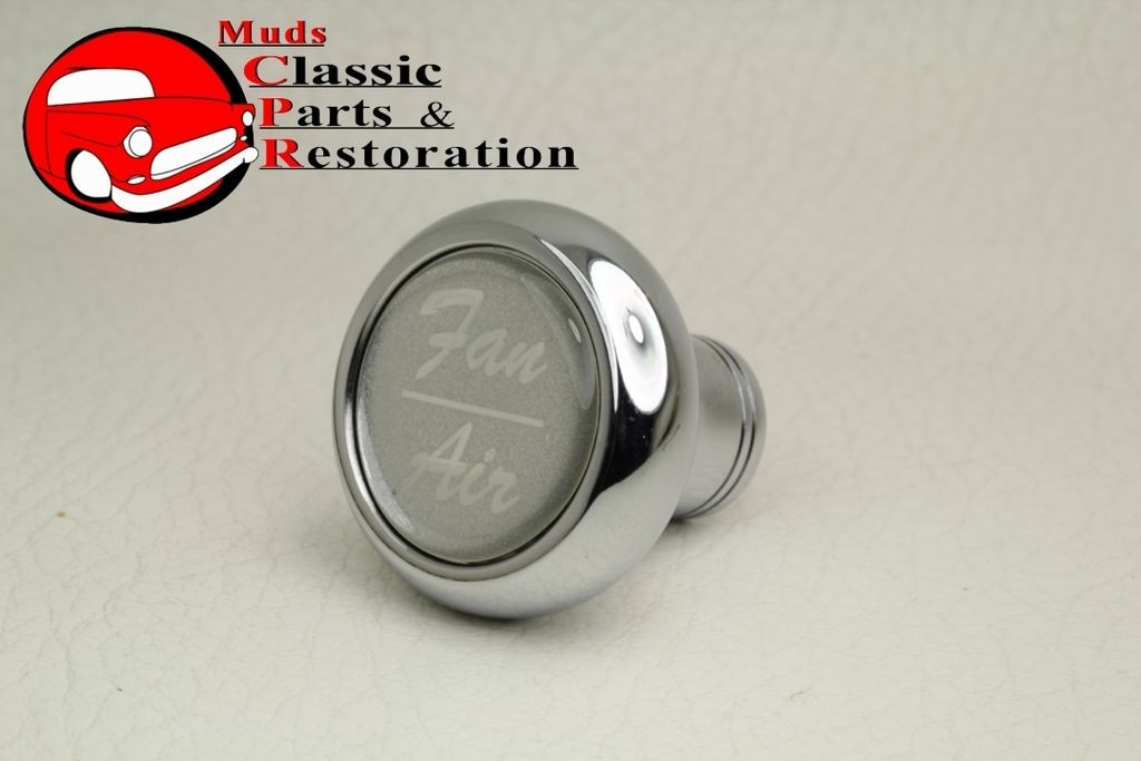 Deluxe Fan Air Cab Dash Knob Truck Hot Rat Street Rod Custom Rig Glossy ...