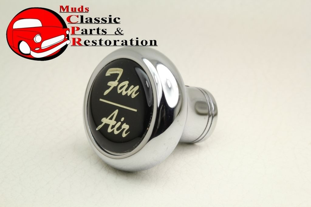 Deluxe Fan Air Cab Dash Knob Truck Hot Rat Street Rod Custom Rig Glossy ...