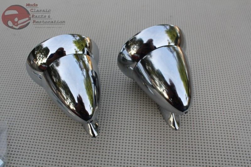 Gt Talbot Shelby British Style Fender Door Mounted Race Racing Mirrors ...
