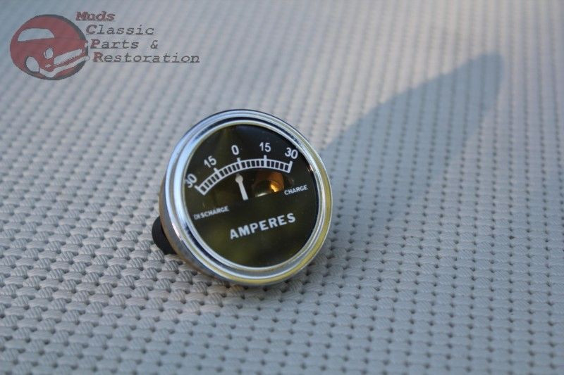 Model A Instrument Panel Amp Meter Guage Dial 30-0-30 Hotrod Custom Car ...