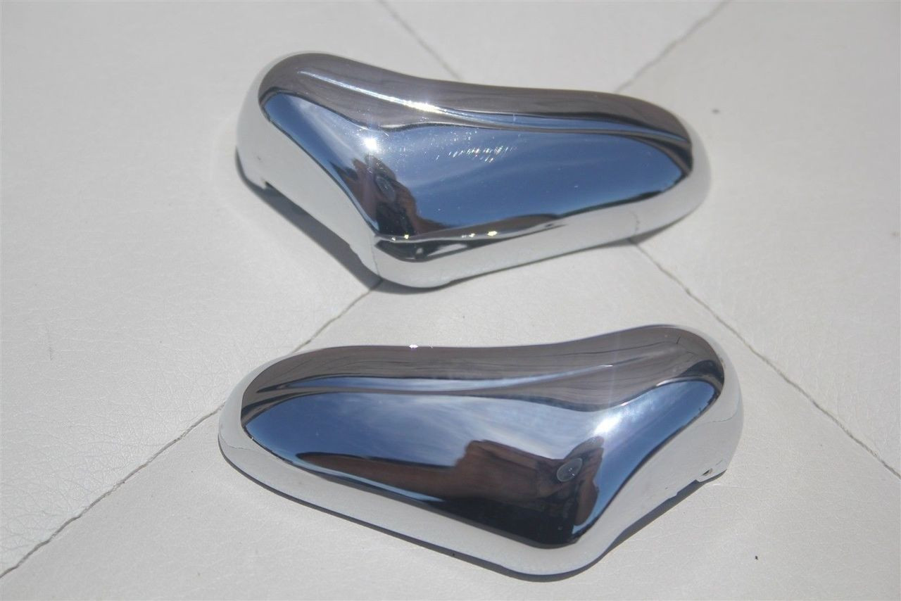 68-72 Chevy Gmc Pickup Truck Chrome Vent Window Wind Wing Handles Pair ...