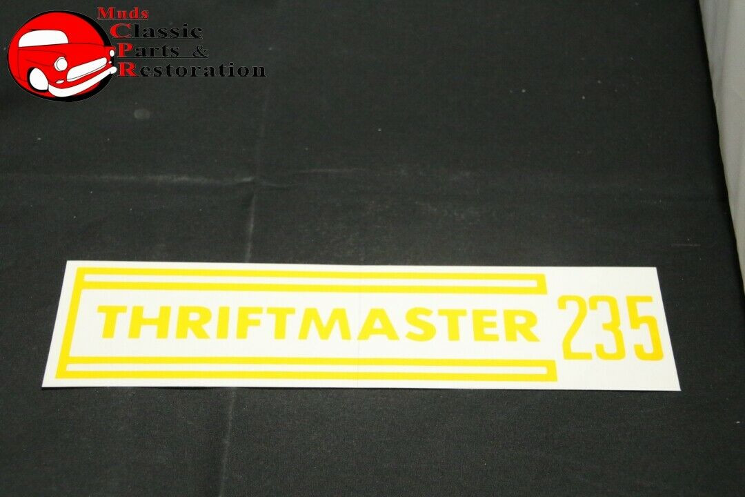 54-55 Chevy/Gmc Truck "Thriftmaster 235" Valve Cover Decal - Muds ...