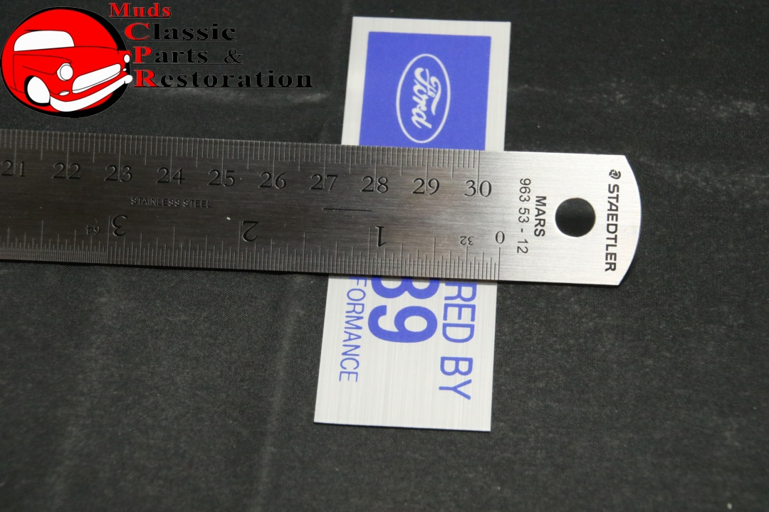 Ford "Powered By Ford 289 High Performance" Valve Cover Decals Pair ...