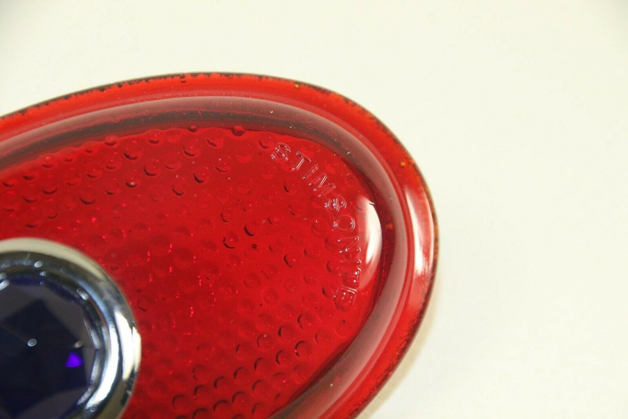 Tear Drop Blue Dot Lens Ford Hot Rat Street Rod Custom Car Truck New ...