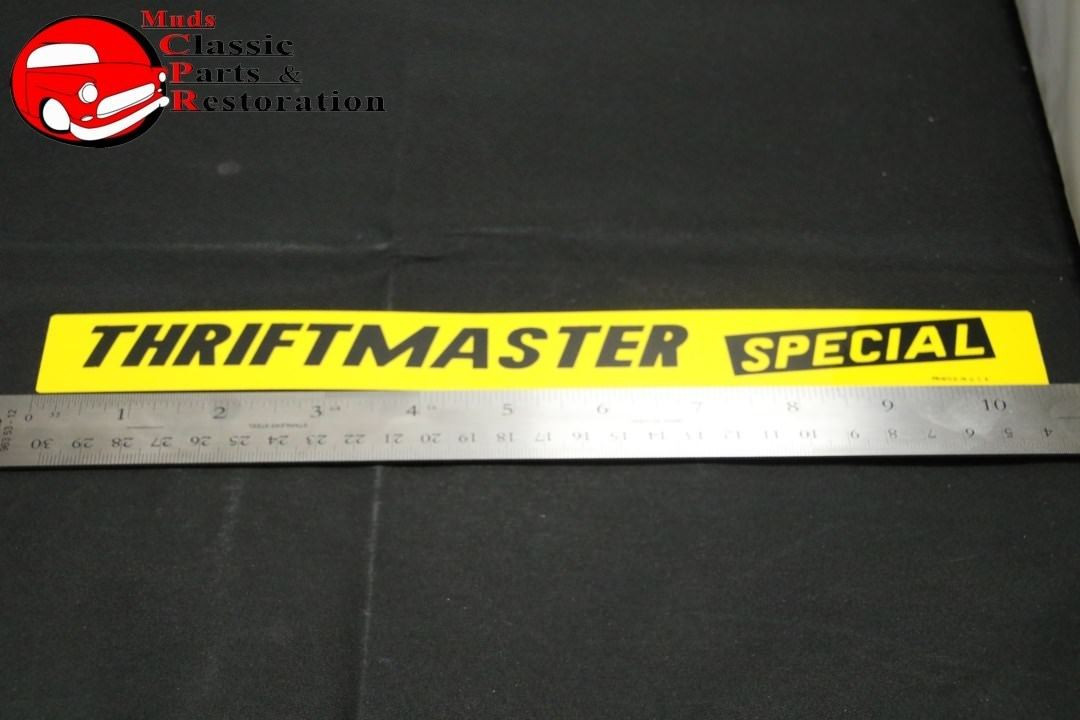 56-61 Gmc Chevy Truck Thriftmaster Special Valve Cover Decal Gm Part ...