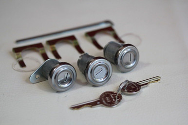 Fullsize Chevy Hardtop Convertible Door Trunk Locks Flat Pawl Oem Pear Keys