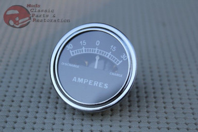 Model A Instrument Panel Amp Meter Guage Dial 30-0-30 Hotrod Custom Car ...