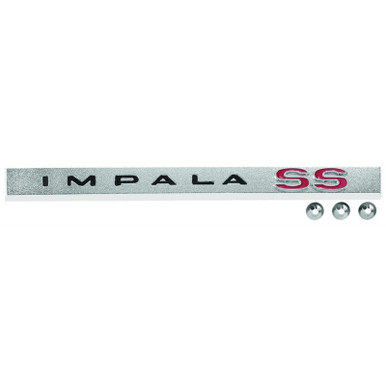 1965 65 Chevrolet Impala Super Support SS Rear Panel Emblem