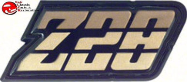 1980-81 "Z28" Fuel Door Emblem - Gold