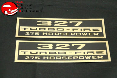 Camaro Corvette Impala Chevelle 327 Turbo Fire 275 Hp Valve Cover ...