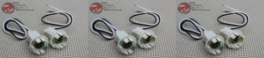 Chevy GM Plastic Tail Light Lamp Sockets Wiring Park Backup Brake Turn ...