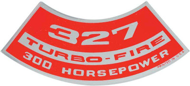Chevrolet Camaro Impala vette 327 Turbo Fire 300 Horsepower Air Cleaner ...