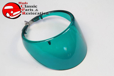 4" Peep Accessory Door Mirror Green Visors Custom Truck Hot Rat Street Rod