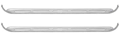60-66 Chevy Truck Stainless Door Sill Scuff Step Up Rocker Kick Plates ...