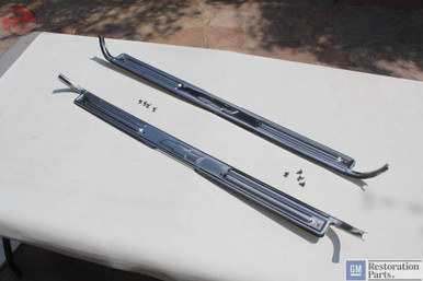67-72 Chevy Gmc Truck Interior Door Sill Scuff Step Up Rocker Kick ...