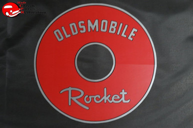 64 Oldsmobile Rocket Air Cleaner Decal 7"